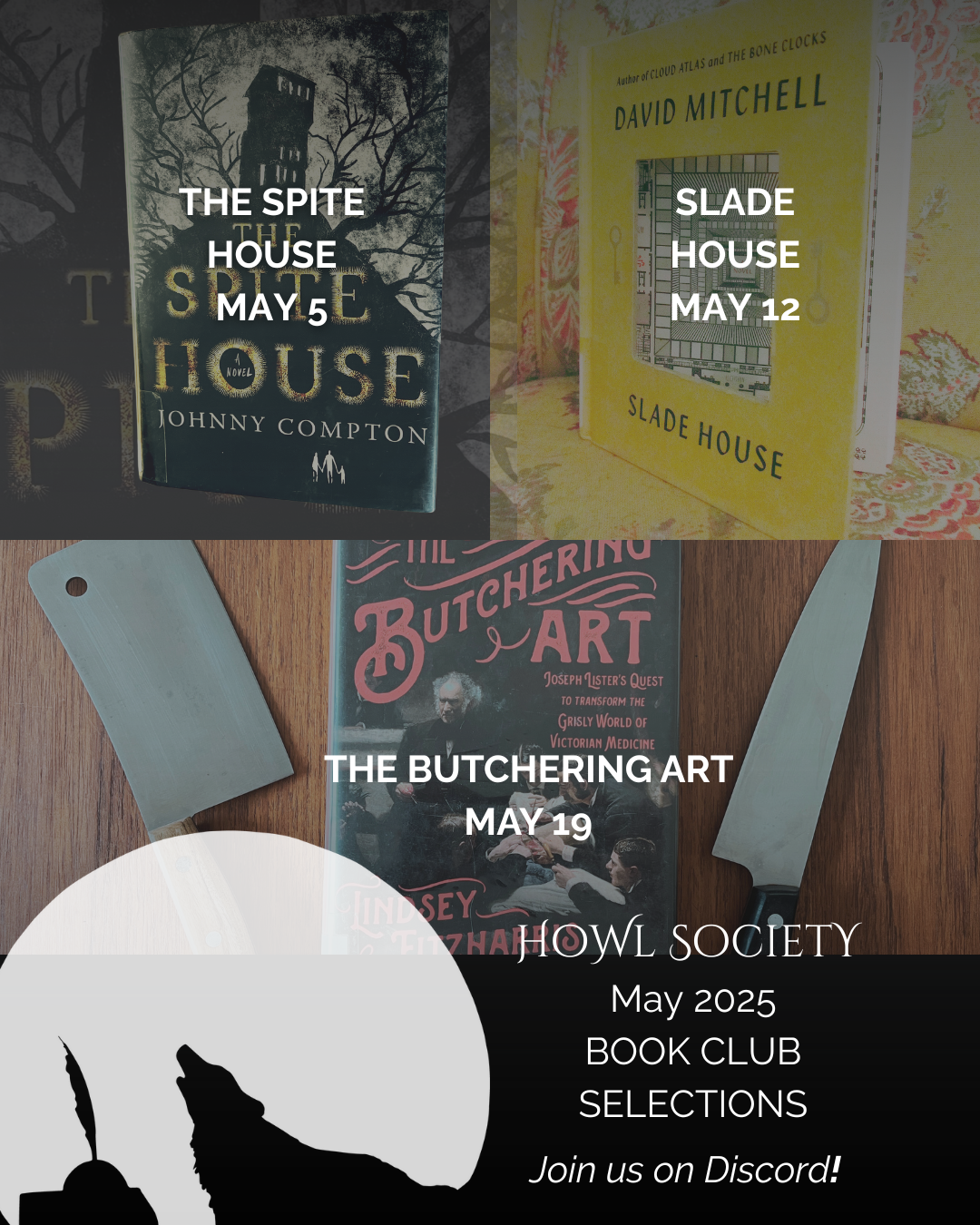 HOWLS Book Club: 3 Books for May 2025 – HOWL Society